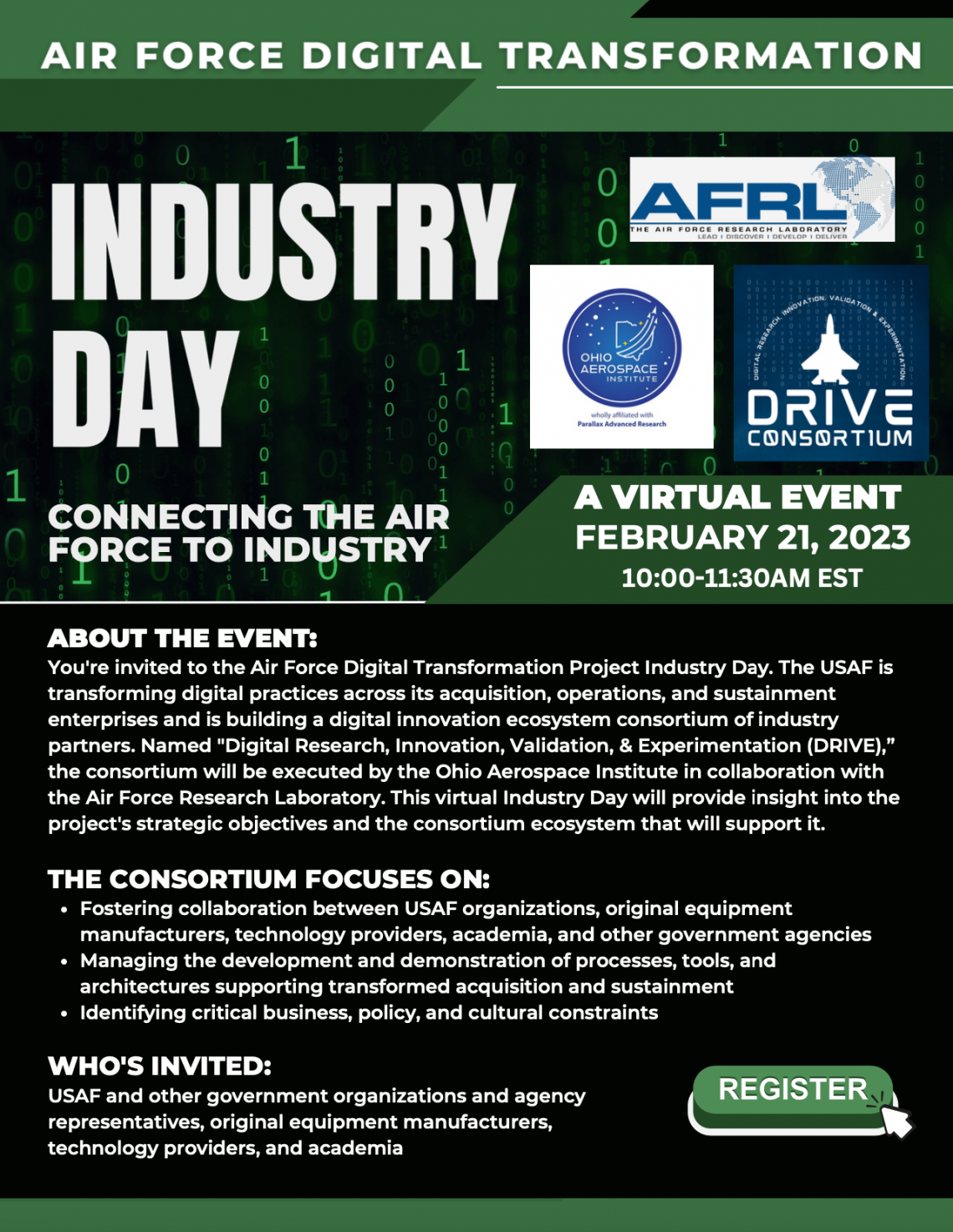 DRIVE Consortium virtual “Industry Day” | Ohio Federal Research Network